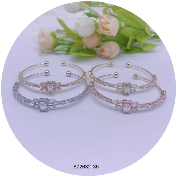 C.Z Crystal cuff bracelet – Sun Star Fashion