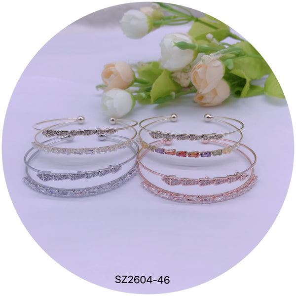 C.Z crystal cuff bracelet – Sun Star Fashion