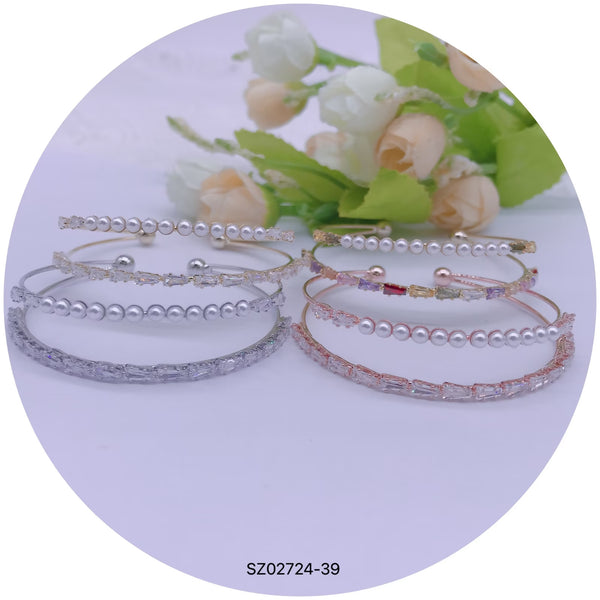 C.Z Crystal cuff bracelet – Sun Star Fashion